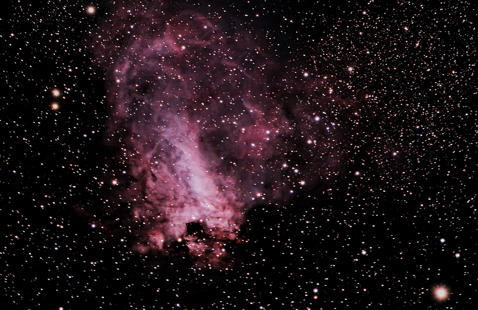 Swan Nebula - Adam Lundie - Eatons Hill Observatory